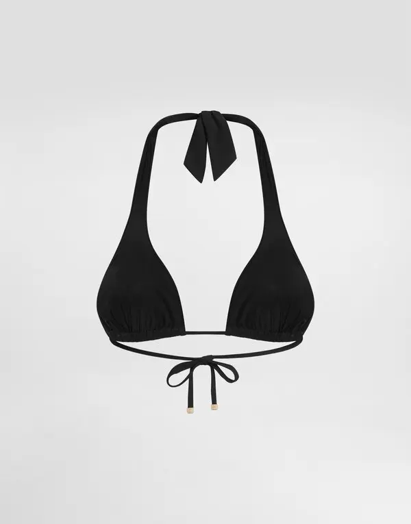 Dolce & Gabbana Padded Triangle Bikini Top Swimwear Jersey