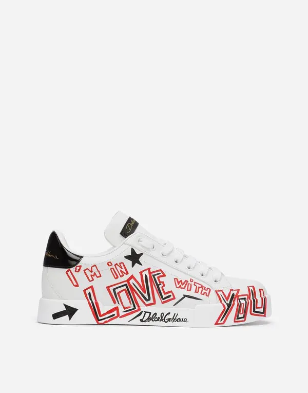Dolce & Gabbana Portofino Cuore Sneakers - Multicolor