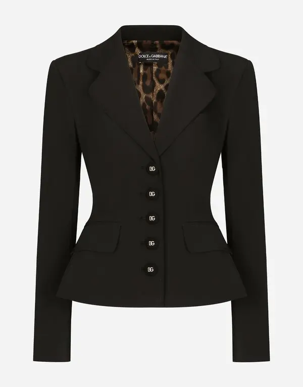 Dolce & Gabbana Jacquard Blazer - Black