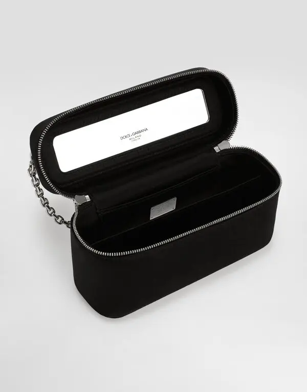 Dolce & Gabbana Sicily Medium Satin And Pavé Tubes Shoulder Bag
