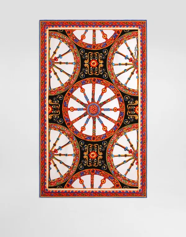 Dolce & Gabbana Carretto-print Terry Beach Towel Swimwear - Multicolor