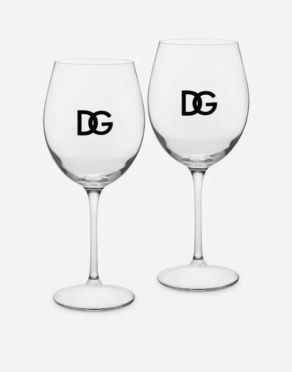 Dolce & Gabbana Set 2 Calici Vino Wine Glasses