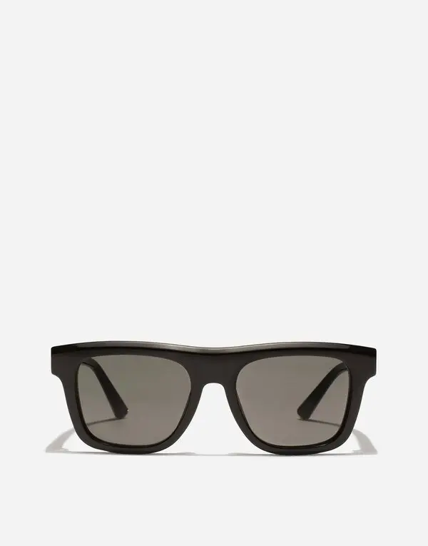 Dolce & Gabbana Acetate Rectangular Sunglasses - Black