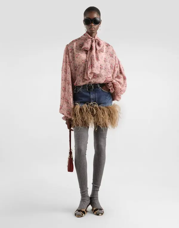 Dolce & Gabbana Denim Skirt Denim And Jeans Multi-colored