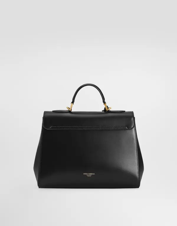 Dolce & Gabbana Marlene Handbag In Palmellato Calfskin Collection - Black