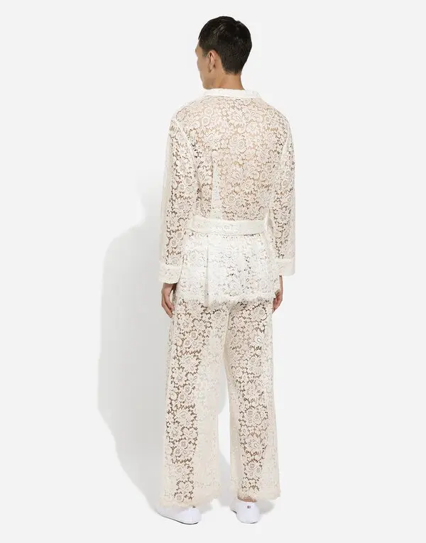 Dolce & Gabbana Lace Robe Underwear And Loungewear