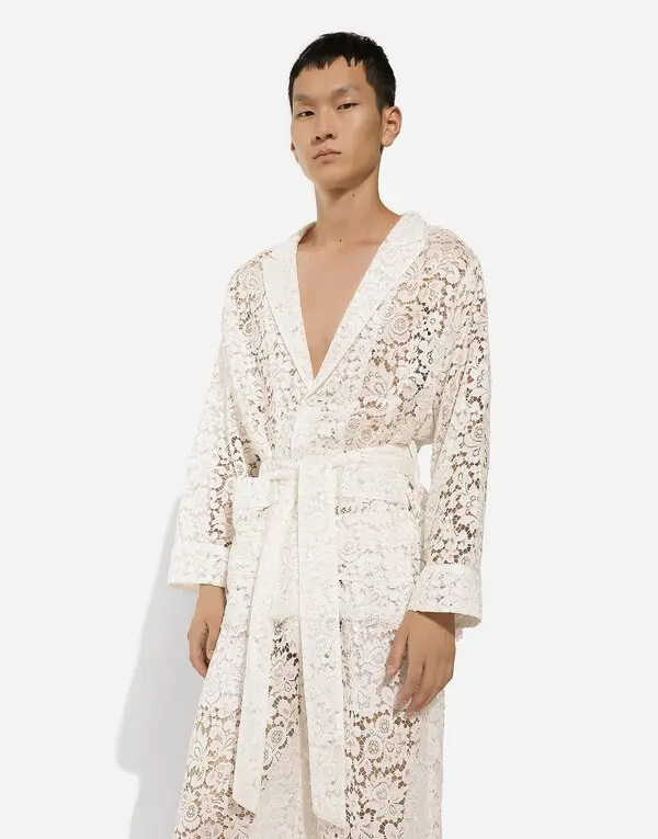 Dolce & Gabbana Lace Robe Underwear And Loungewear