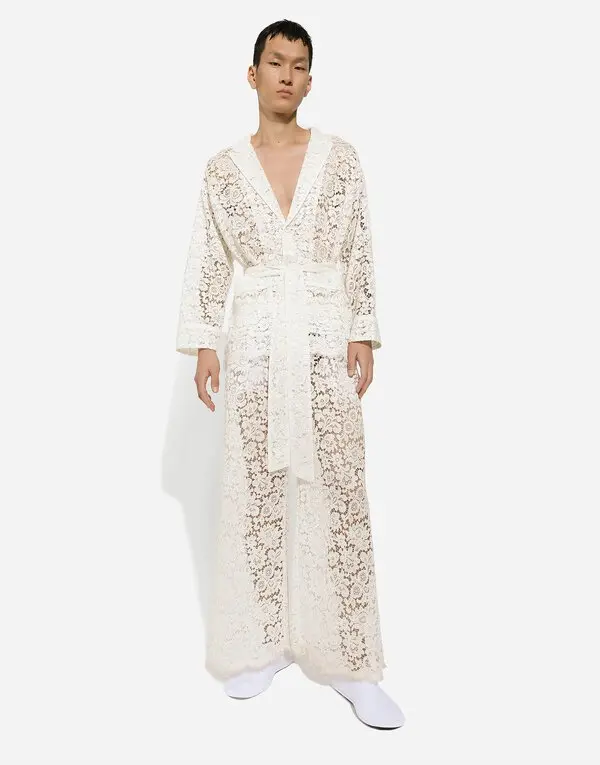 Dolce & Gabbana Lace Robe Underwear And Loungewear