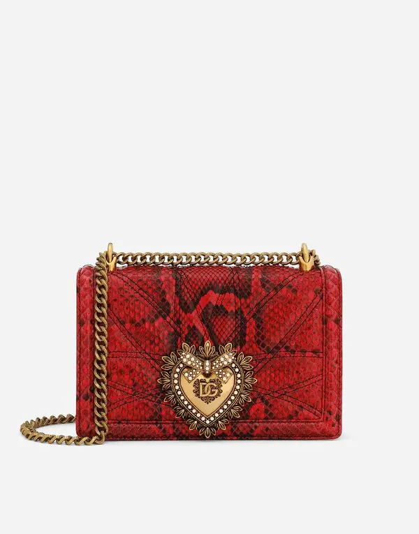 Dolce & Gabbana Medium Devotion Shoulder Bag Shoulder And Crossbody Bags Fine Leathers