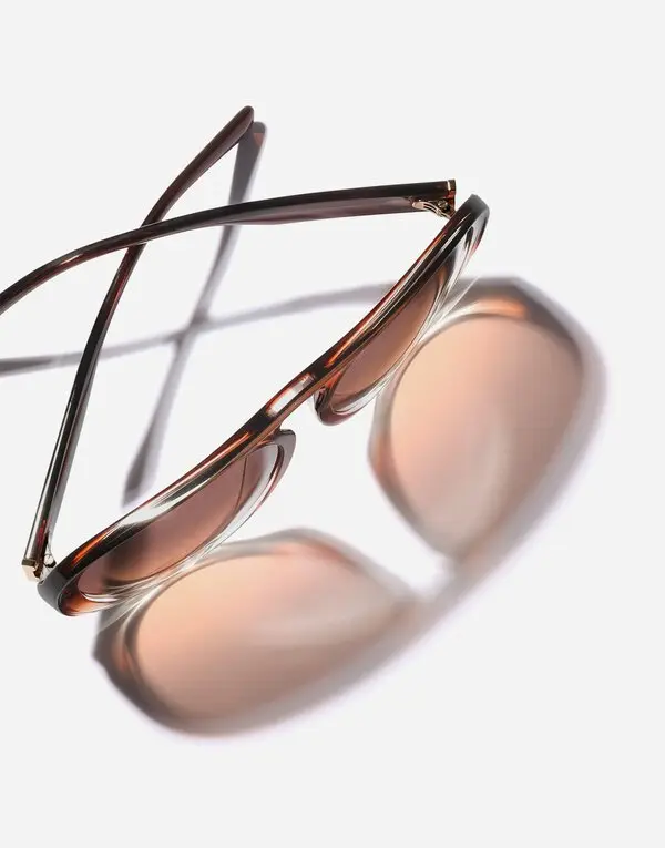 Dolce & Gabbana Acetate Aviator Sunglasses - Multicolor