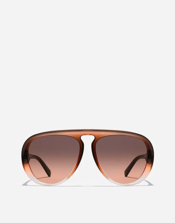 Dolce & Gabbana Maiolica Arancione Sunglasses New Arrivals - Transparent Gradient Orange