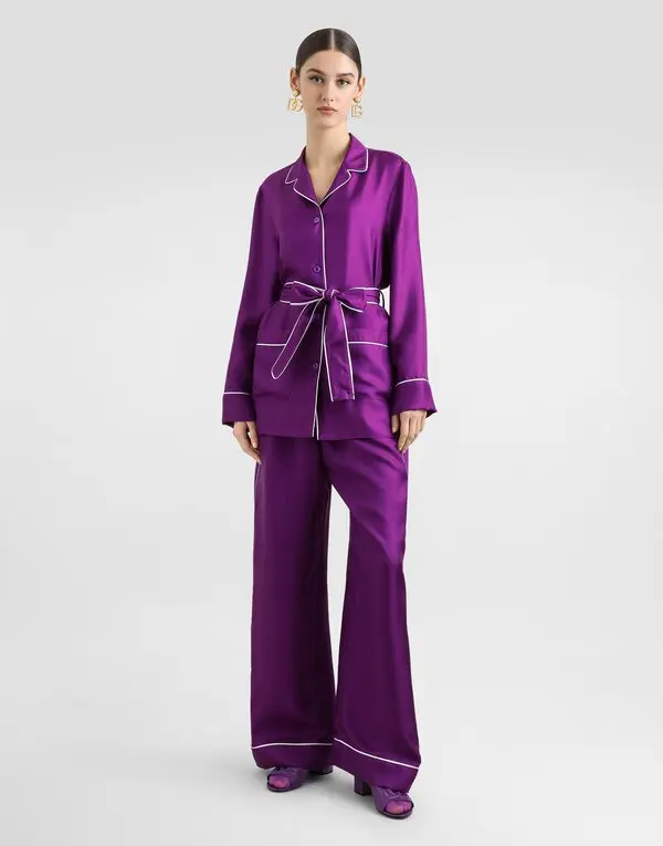 Dolce & Gabbana Silk Twill Vanity Shirt Shirts And Tops