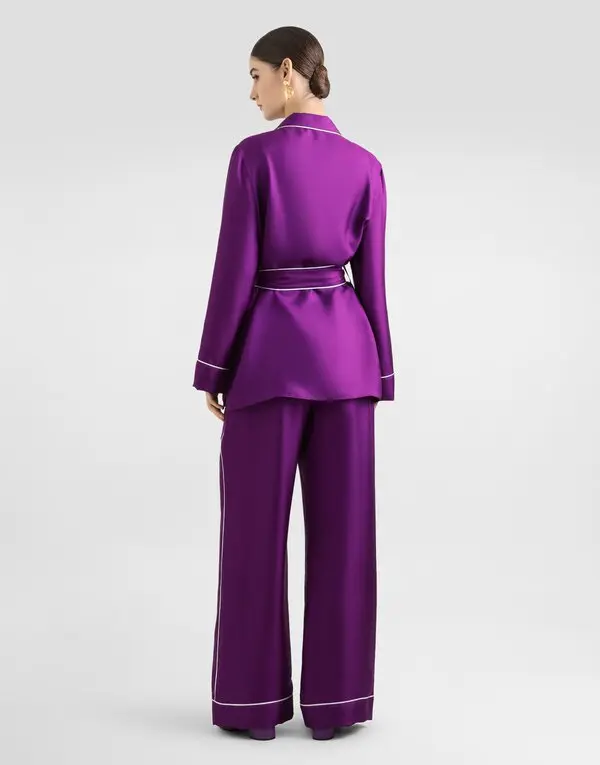 Dolce & Gabbana Silk Twill Vanity Shirt Shirts And Tops