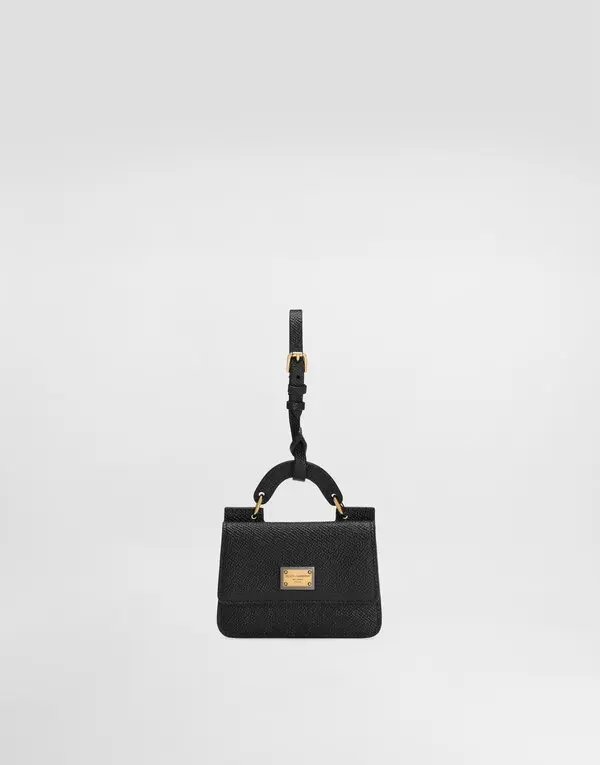 Dolce & Gabbana Dauphine Print Calfskin Card Holder Wallets And Small Leather Goods - Black