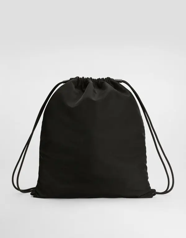 Dolce & Gabbana Nylon Backpack With Printed Logo Accessories
