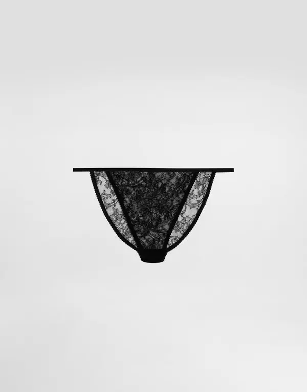 Dolce & Gabbana Lace Briefs Underwear - Black
