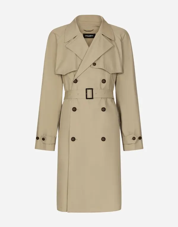Dolce & Gabbana Double-breasted Trench Coat Coats And Jackets