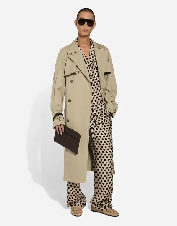 Dolce & Gabbana Double-breasted Trench Coat Coats And Jackets