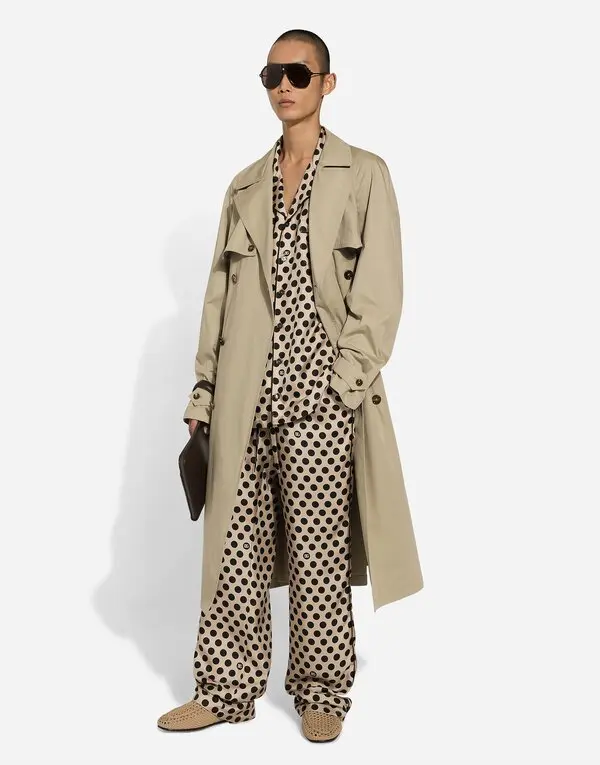 Dolce & Gabbana Double-breasted Trench Coat Coats And Jackets