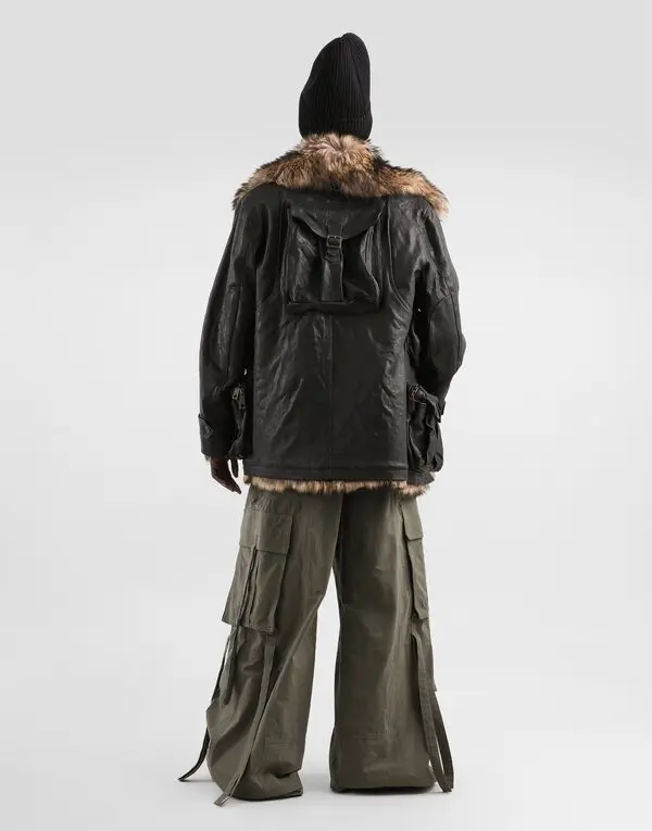 Dolce & Gabbana Lambskin Jacket Coats And Jackets