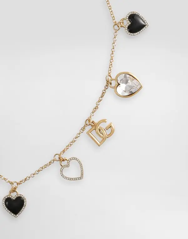 Dolce & Gabbana Metal Heart Motif Necklace