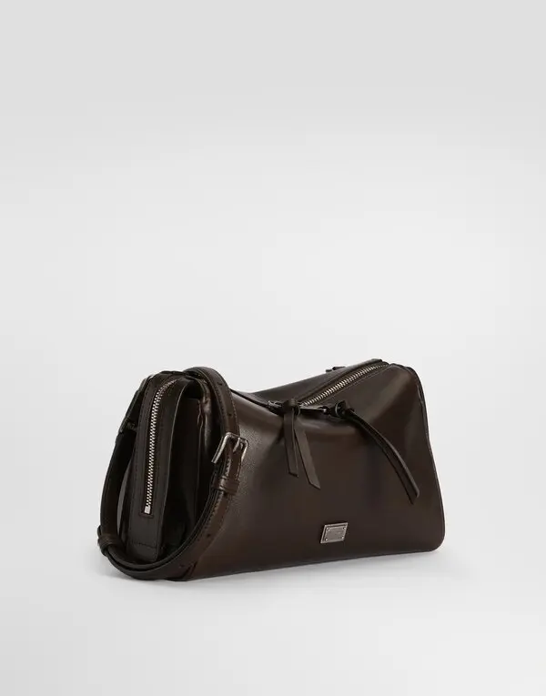 Dolce & Gabbana Vittoria Tempesta Calfskin Bag - Brown