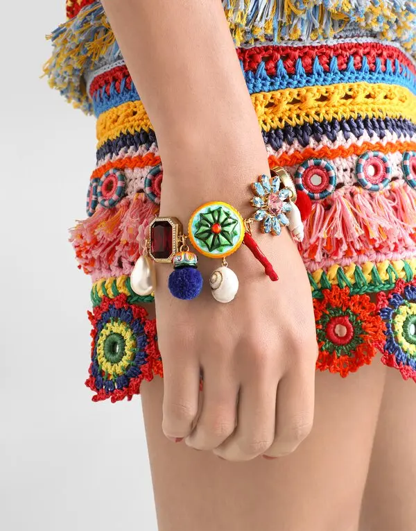 Dolce & Gabbana Charms Bracelet Bijoux Multi-colored Metal