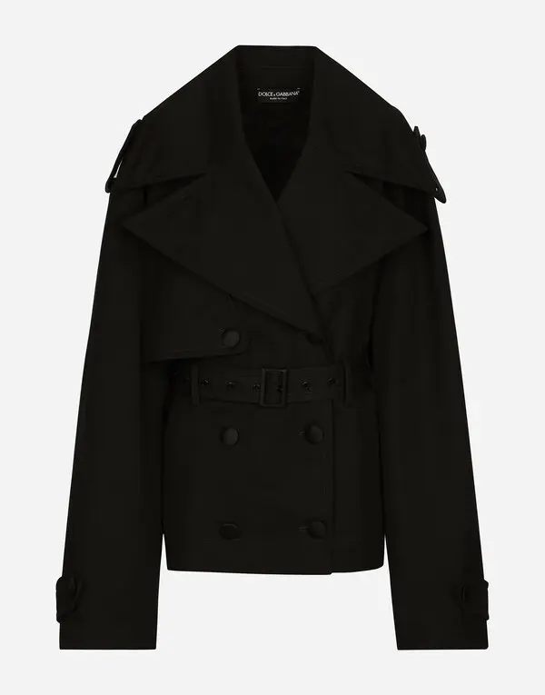 Dolce & Gabbana Giubbotto Coats And Jackets - Black