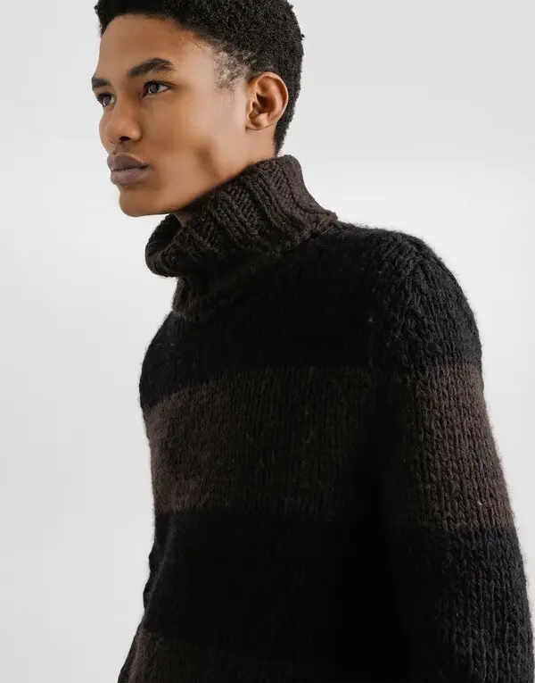 Dolce & Gabbana Wool Blend Turtleneck Sweaters And Cardigans