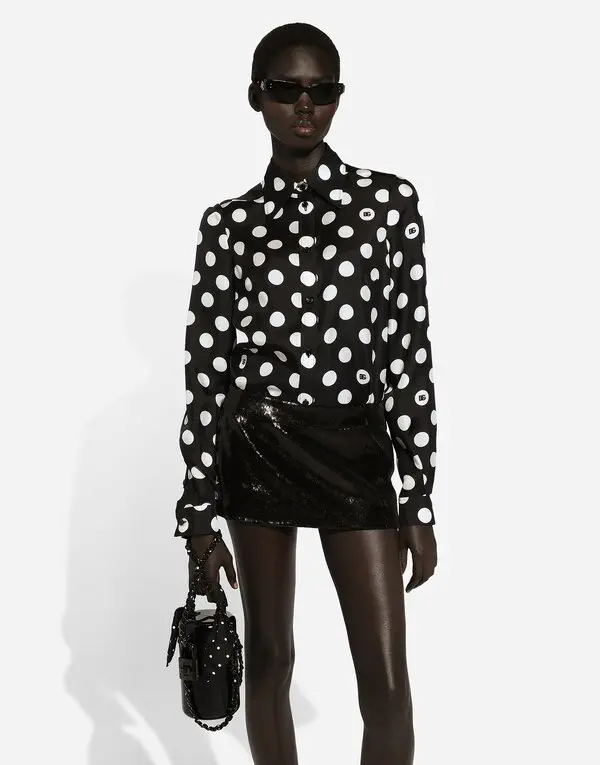 Dolce & Gabbana Miniskirt With Micro-sequin Embellisht Skirts Sequins