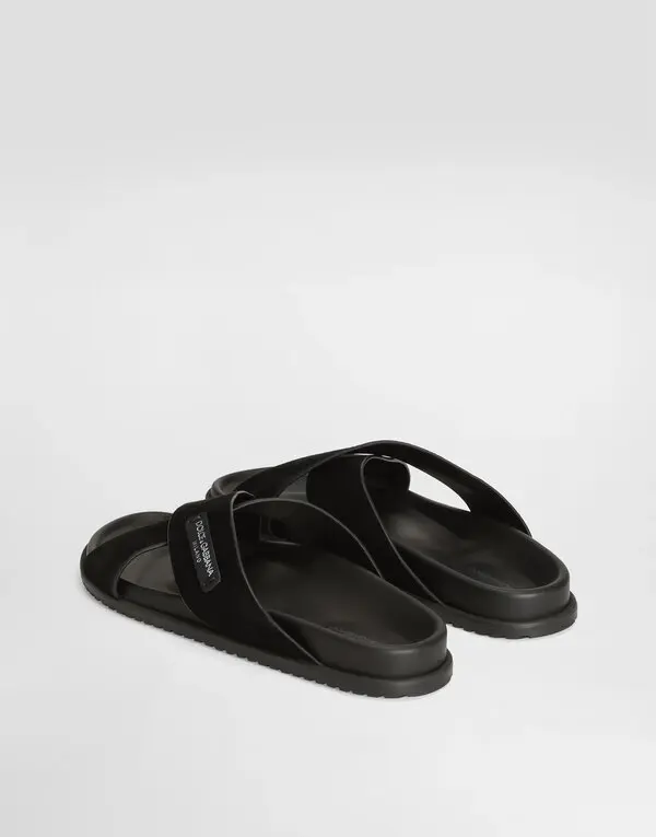 Dolce & Gabbana Calfskin Sandals - Black