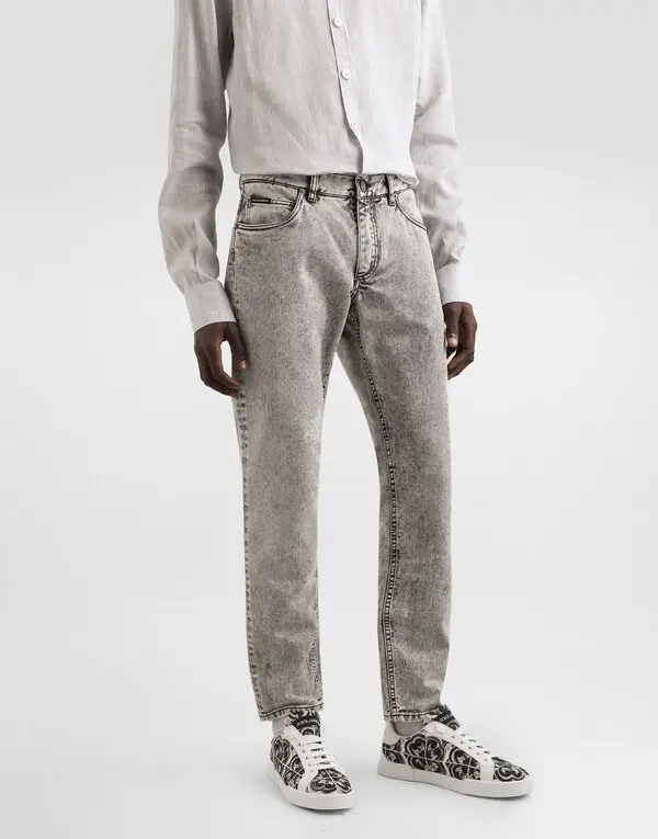 Dolce & Gabbana Regular Cotton Jeans Denim Multi-colored