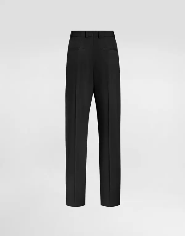 Dolce & Gabbana Wool Gabardine Trousers Pants And Shorts