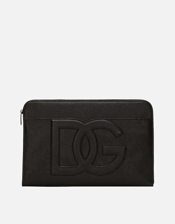 Dolce & Gabbana Large Deerskin Pouch Briefcase And Clutches