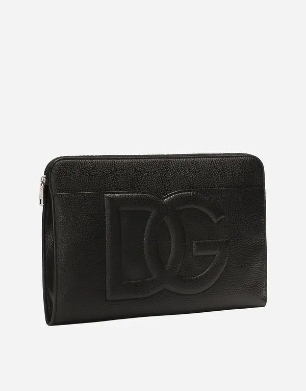 Dolce & Gabbana Large Deerskin Pouch Briefcase And Clutches
