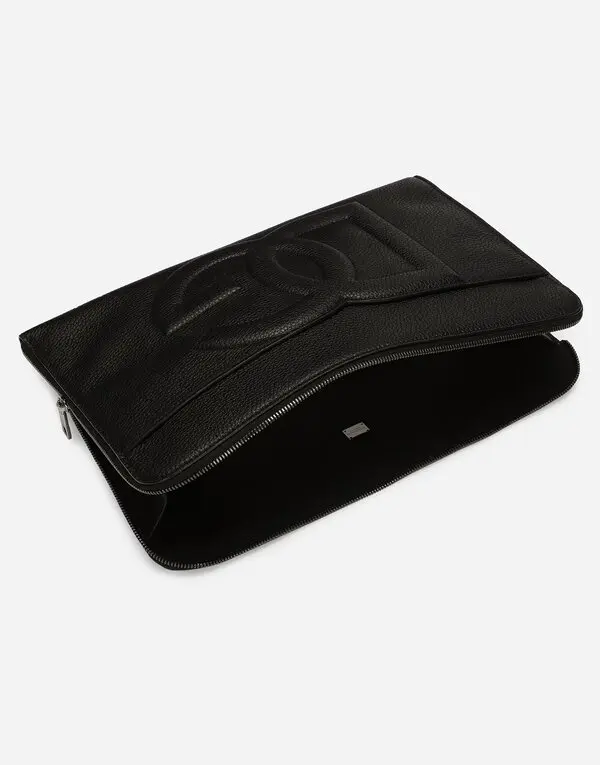 Dolce & Gabbana Large Deerskin Pouch Briefcase And Clutches