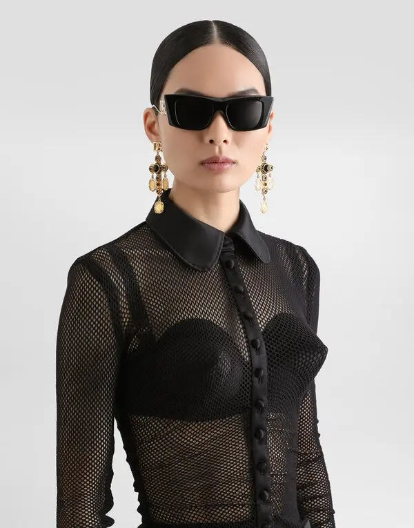 Dolce & Gabbana Mesh Shirt Jacket Blazers