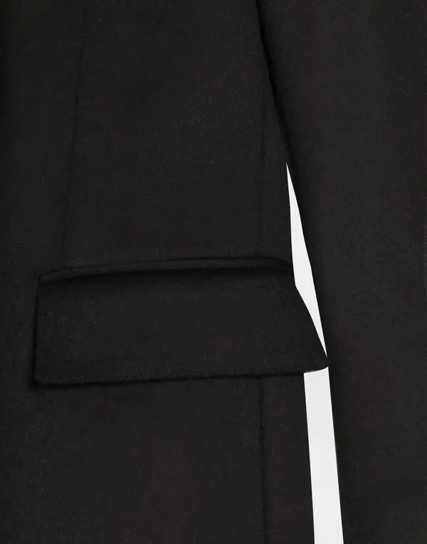 Dolce & Gabbana Single-breasted Coat In Bonded Cloth Coats And Jackets