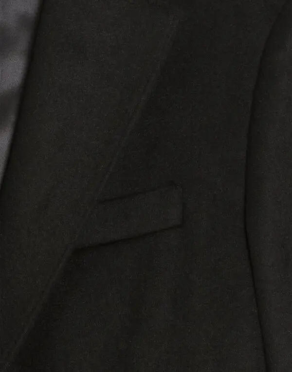 Dolce & Gabbana Single-breasted Coat In Bonded Cloth Coats And Jackets