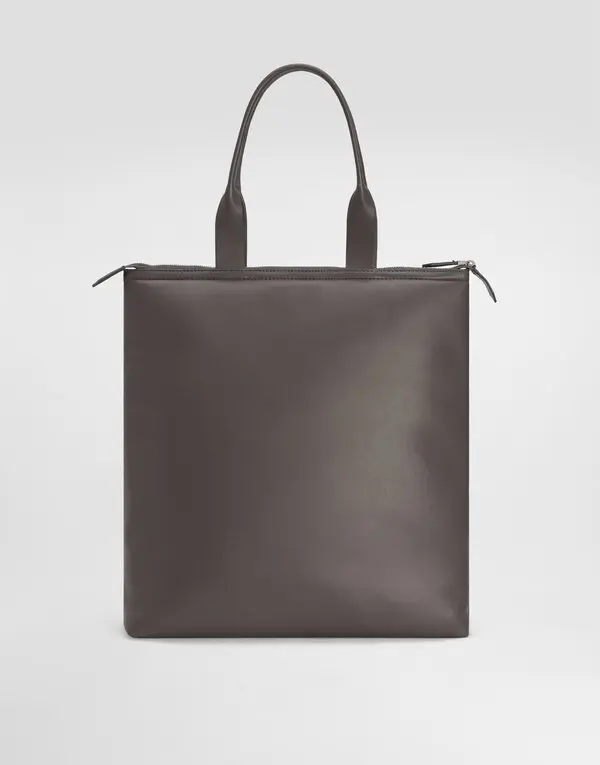 Dolce & Gabbana Calfskin Nappa Leather Shopper - Grey