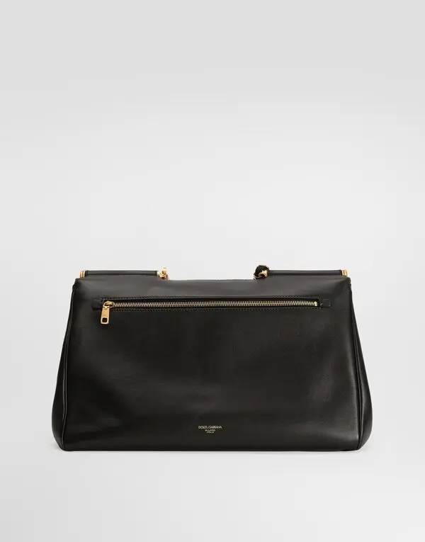 Dolce & Gabbana Maxi My Sicily Handbag In Plongé Calfskin