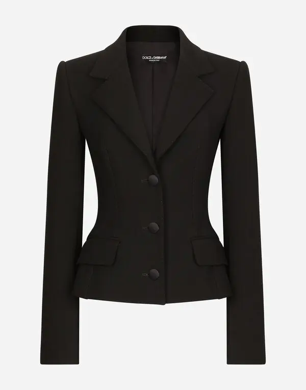 Dolce & Gabbana Giacca Blazers Wool - Black