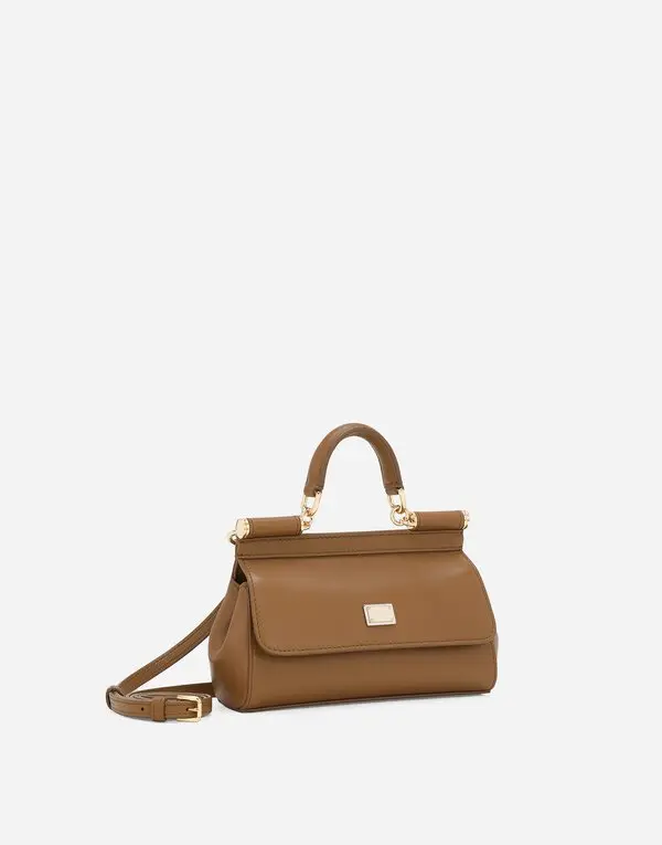 Dolce & Gabbana Small Sicily Handbag Leather