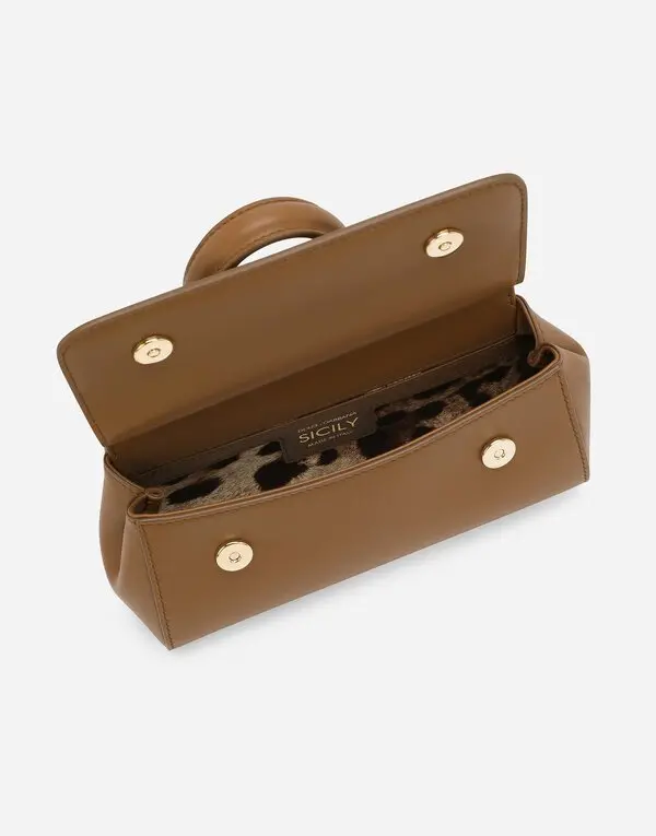 Dolce & Gabbana Small Sicily Handbag Leather