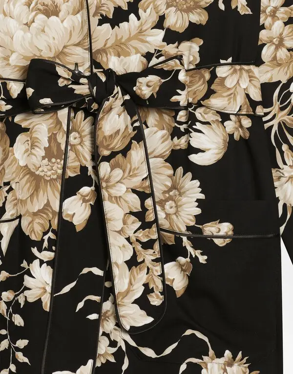 Dolce & Gabbana Rose- Silk Vanity Shirt Shirts And Tops