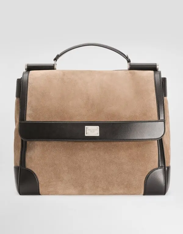 Dolce & Gabbana Sicily Bag In Split Calfskin Crossbody Bags - Multicolor