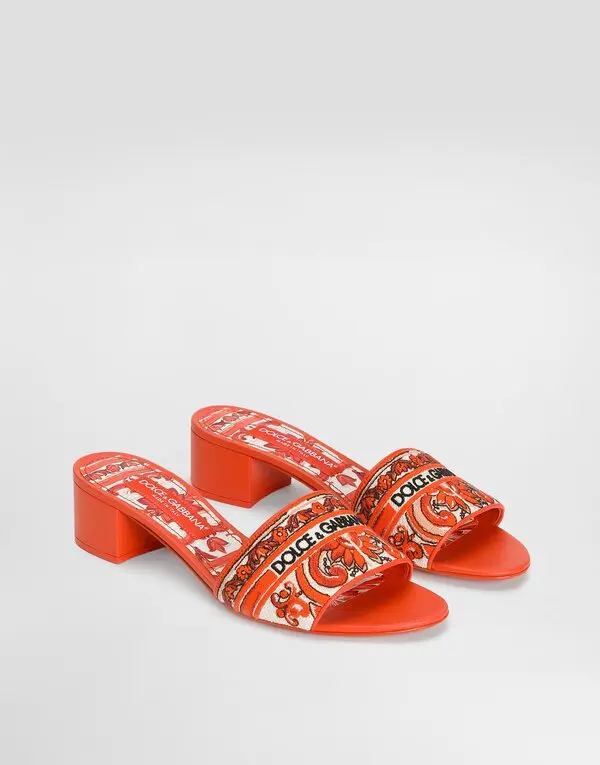 Dolce & Gabbana Ciabatta Flat Slides And Mules