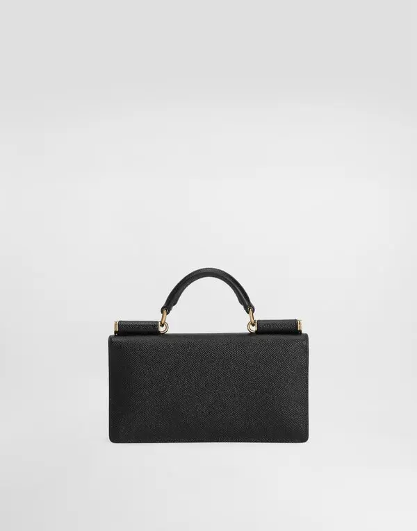 Dolce & Gabbana Dauphine-print Calfskin Mini Bag Collection Leather