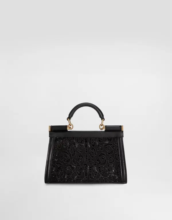 Dolce & Gabbana Small Sicily Handbag Black