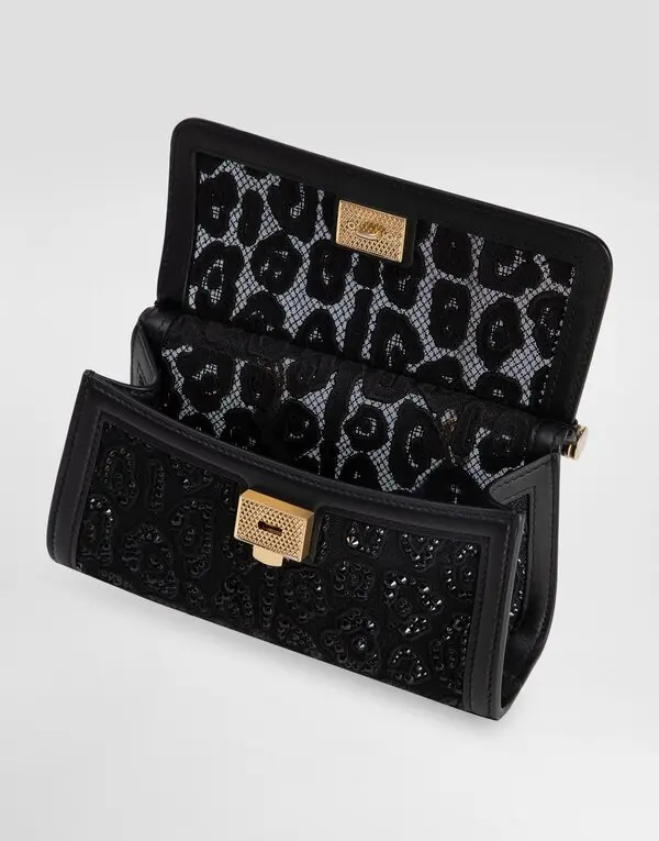 Dolce & Gabbana Small Sicily Handbag Black